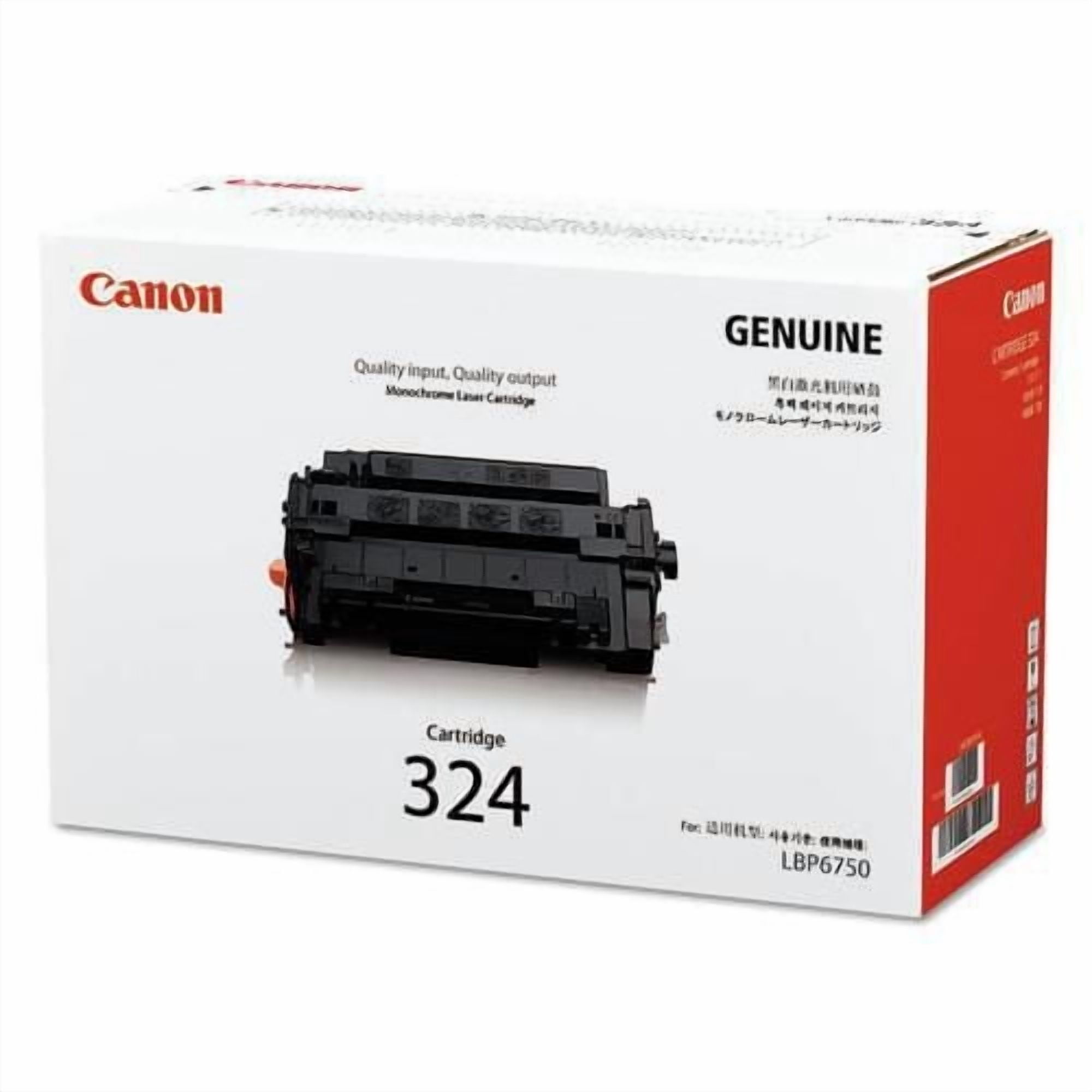 Click here for Canon 324 Black Toner Cartridge prices