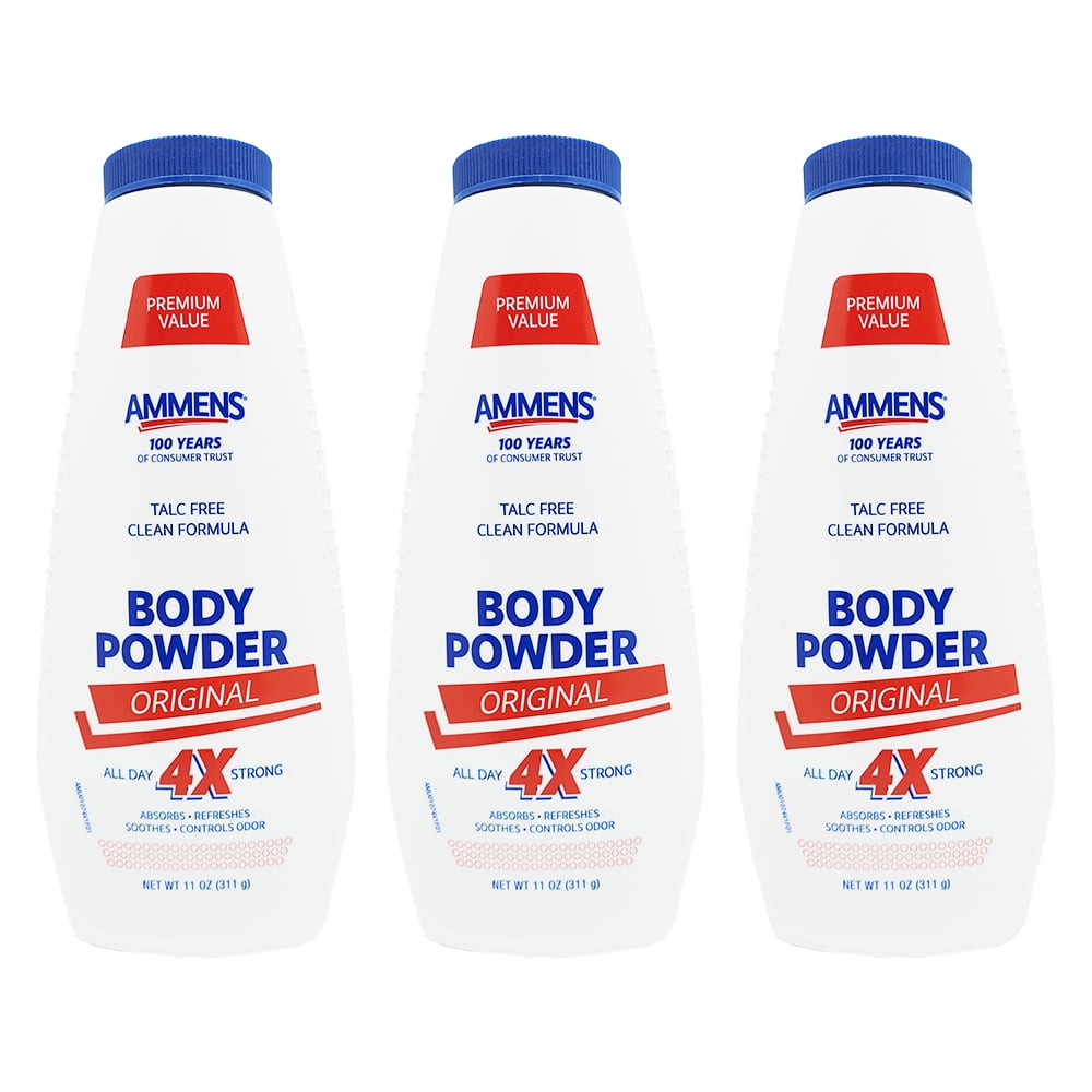 Ammens Premium Body Powder. Original. Talc Free. Fresh Sensation ...