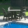 highwood® Eco-Friendly Recycled Plastic Hamilton 5pc Round Dining Set ...