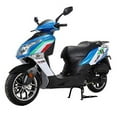 "X-Pro 150cc Gas Powered Moped Scooter with Electric/Kick Start, 13 ...