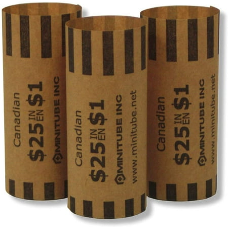 Canadian 1 Dollar Coin Wrappers - 200 Wrappers/Bag | Walmart Canada