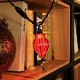 10 LED Multicolor Lantern Decor String Lights, Extendable Connectable ...