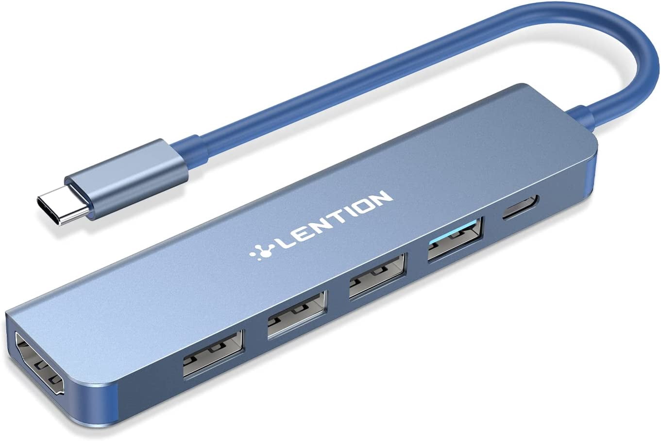 LENTION USB C Hub Multiport Adapter with 100W PD Charging,4K HDMI,USB 3 ...