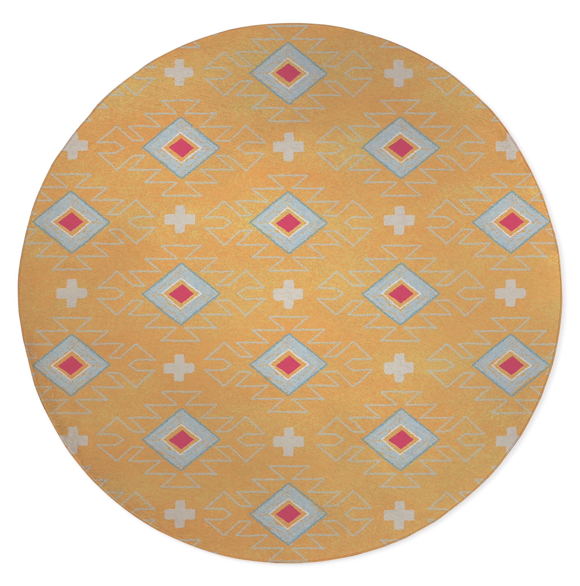 MOROCCAN SUMMER ORANGE Outdoor Rug By Kavka Designs - Walmart.com