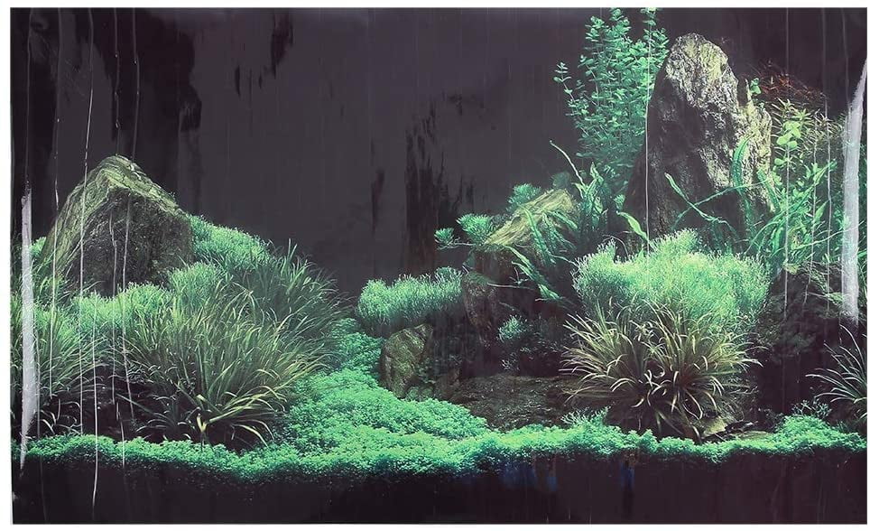 Aquarium Fish Tank Background 3D Effect Pictures, PVC Adhesive Aquarium ...