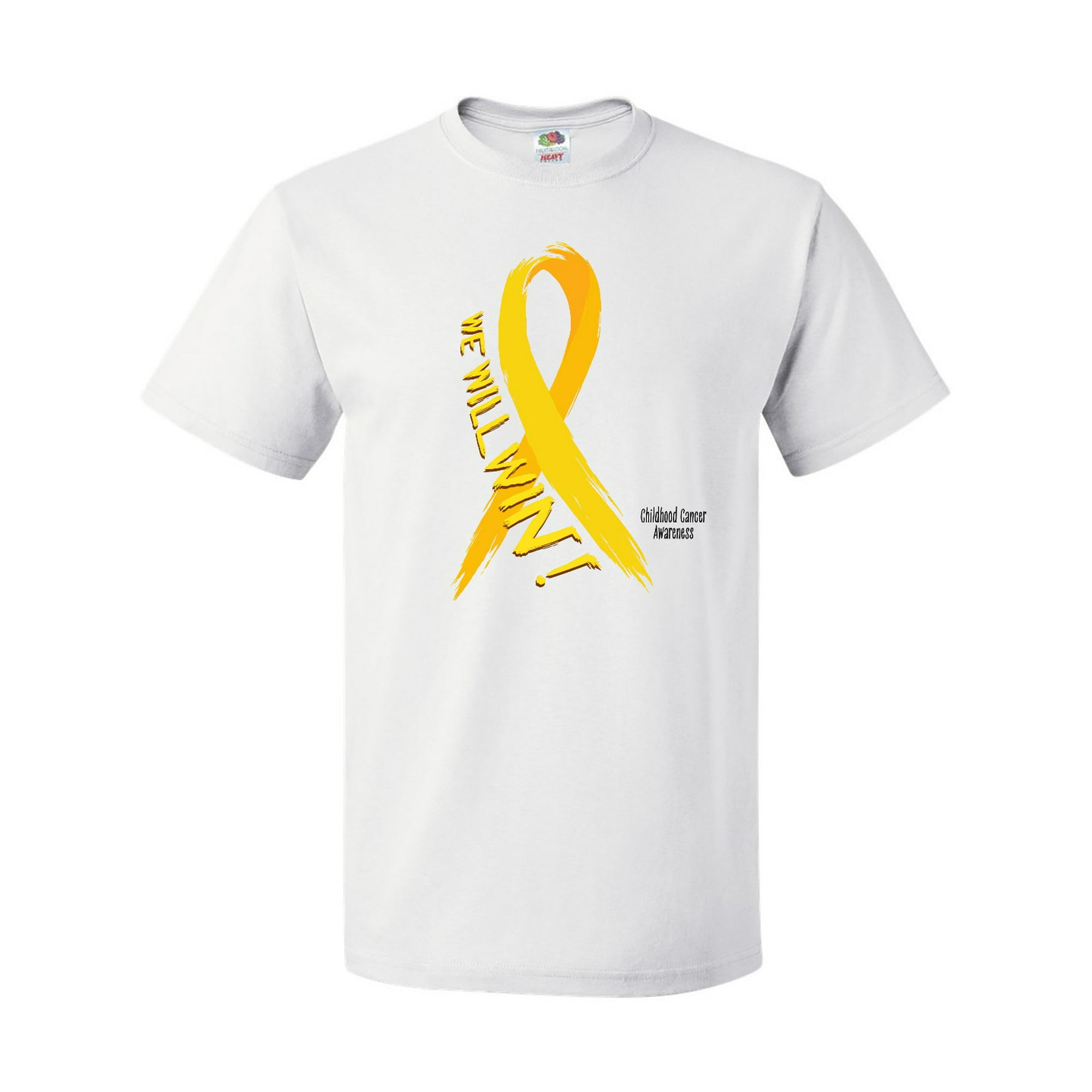 Yellow Childhood Cancer Ribbon