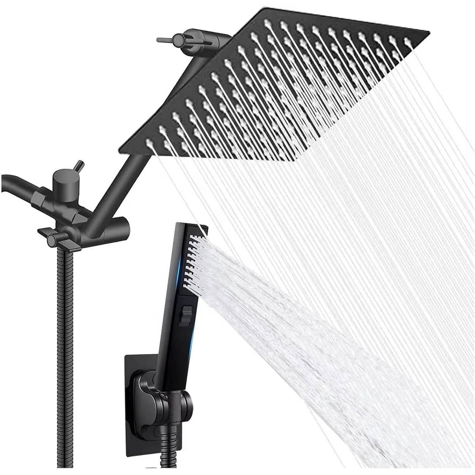 Click here for Unbranded Black Shower Faucet Set  8 High Pressure... prices