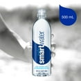 smartwater vapor distilled premium water, 16.9 fl oz, 6 count bottles ...
