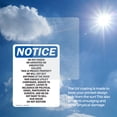 (2 Pack) Do Not Knock No Uninvited Or Unexpected OSHA Notice Sign ...