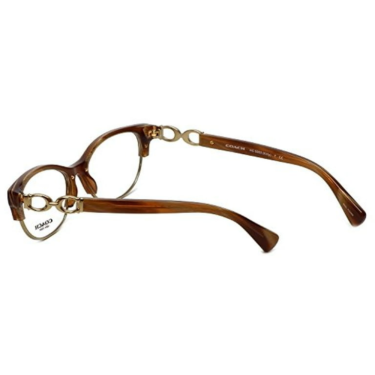 Coach Libby glasses frames black light brown horn color - munimoro.gob.pe