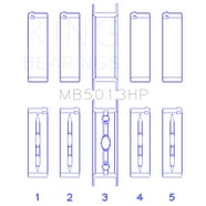 King General Motors Duramax Diesel L86/ LT1/ LT4 Connecting Rod Bearing ...