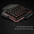 One Handed Keyboard and Mouse 35keys RGB Wired Gaming Keyboard and ...