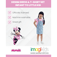 Disney Minnie Mouse Vintage Wash Denim Overall Dress and T-Shirt Outfit ...