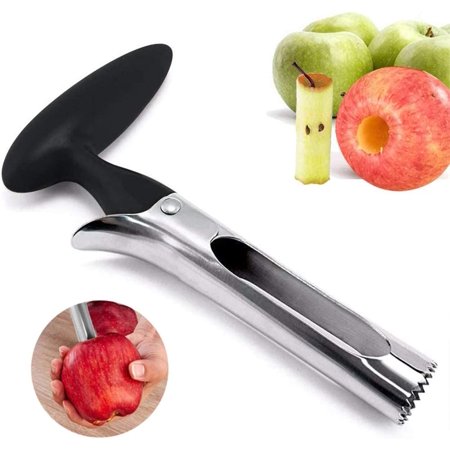 Apple Corer Stainless Steel Apple Core Corer with Sharp Serrated Blade ...