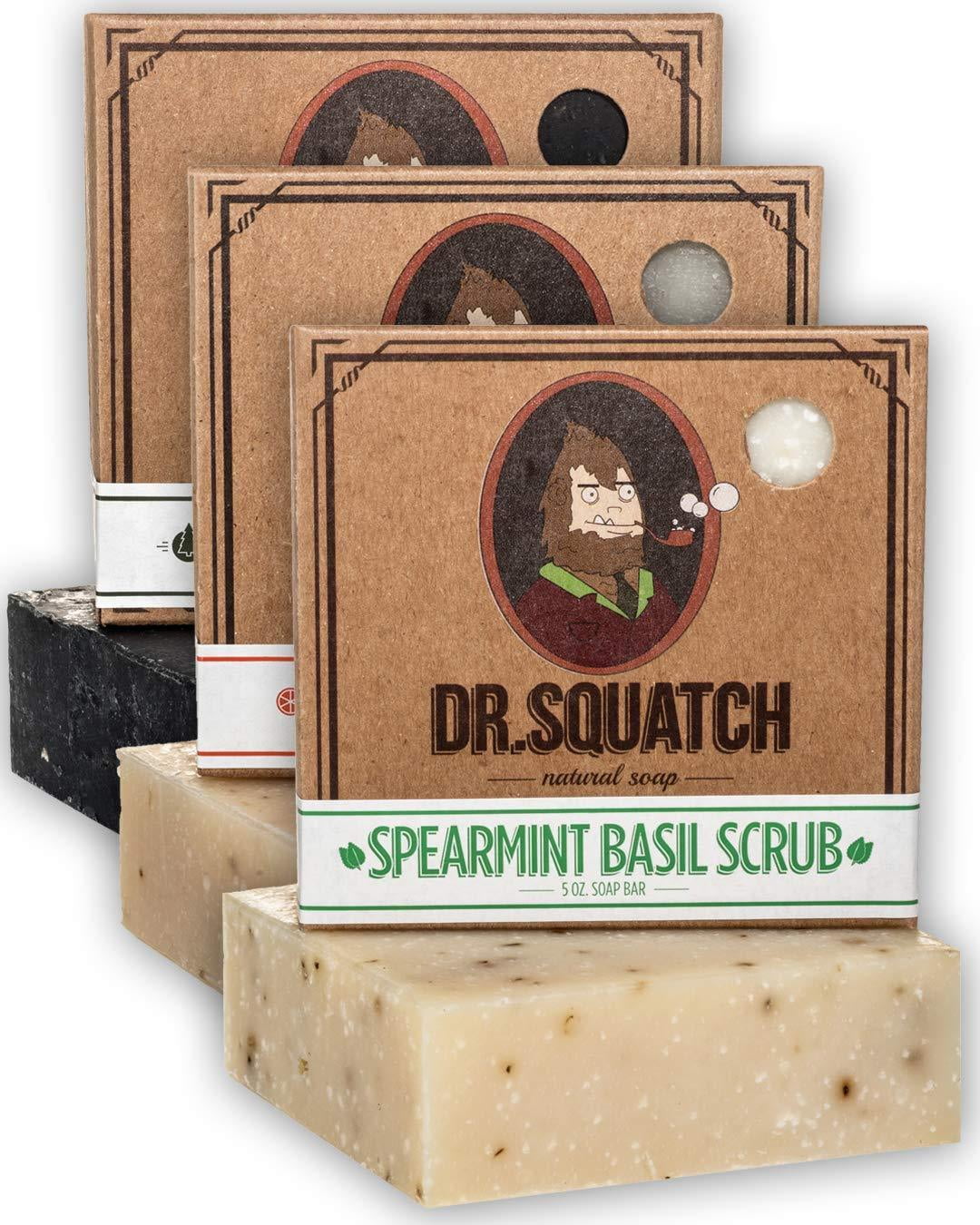 Buy Dr Squatch Mens Soap Sampler Pack 3 Bars Pine Tar Cedar Citrus