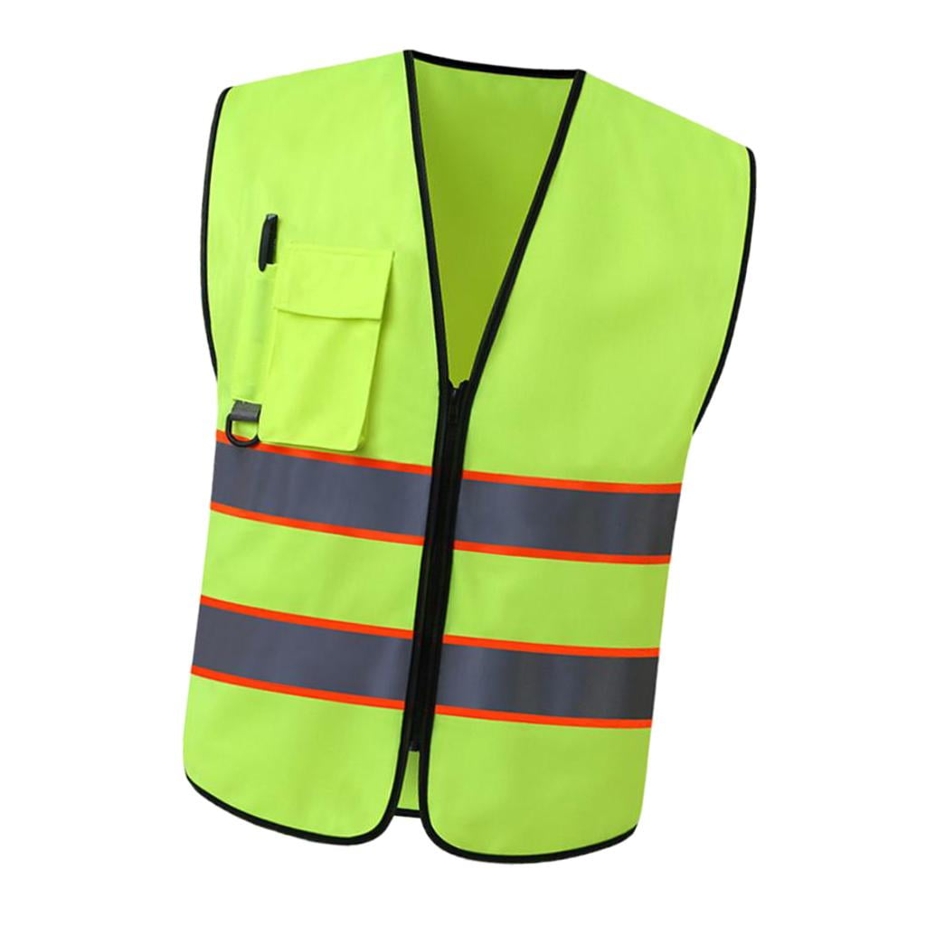 Reflective High Visibility Safety Vest, High Visibility Strip, Men ...