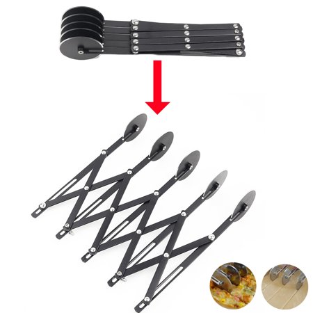 Pizza Cutter 3/5/7 Wheels Adjustable Dough Divider Pizza Paste Bread ...