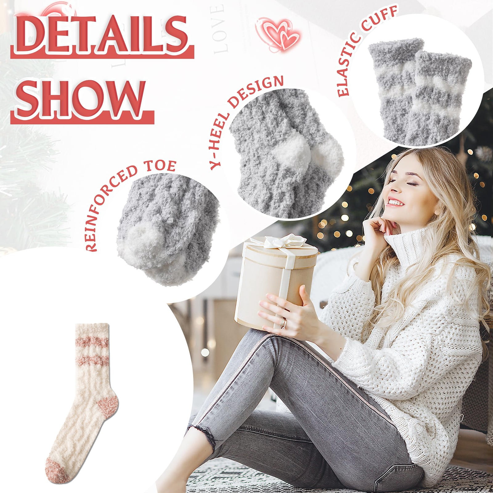 Click here for Vivavault Womens Soft Thermal Socks Cozy Winter We... prices