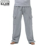 Pro Club Men's Heavyweight Fleece Cargo Sweatpants Heather Gray ...