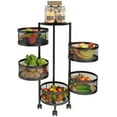 Rotating Kitchen Baskets Fruit and Vegetable Storage Kitchen ...