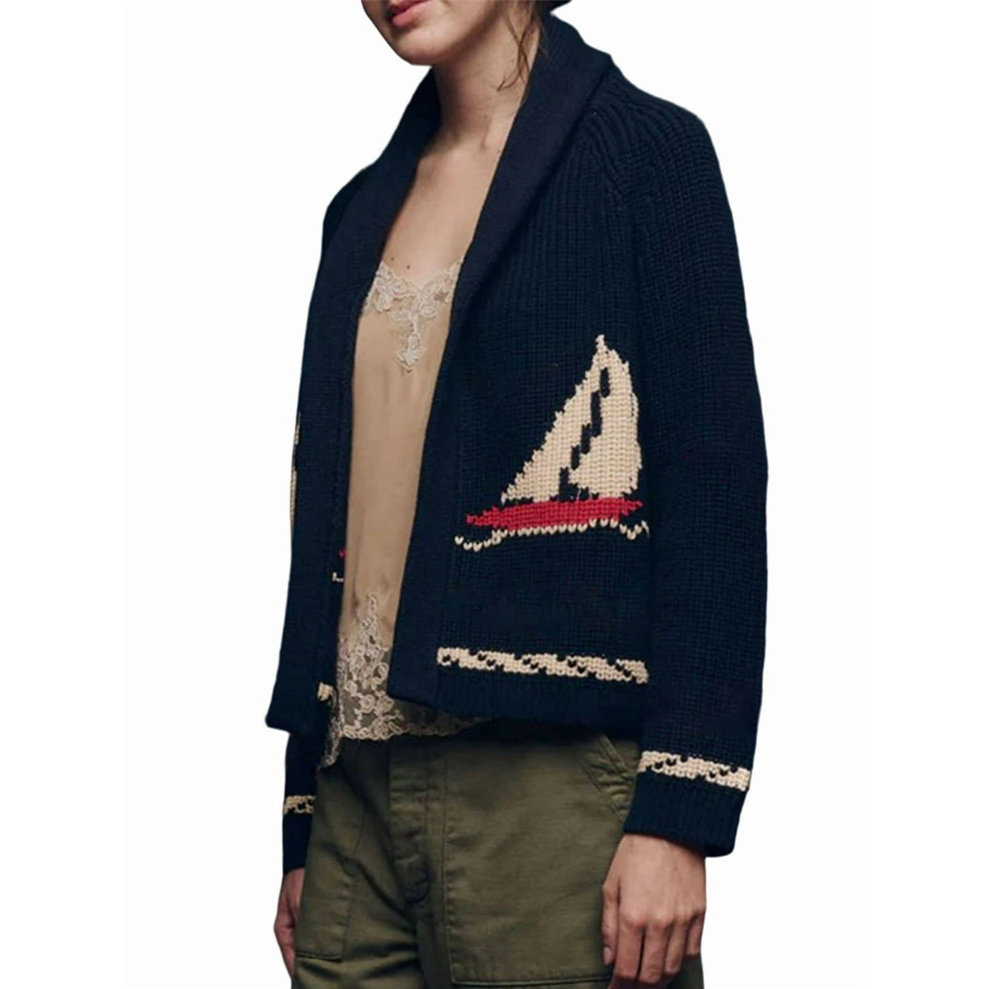 Click here for Unbranded Womens Horse Cardigan Sweater Knit Y2k A... prices