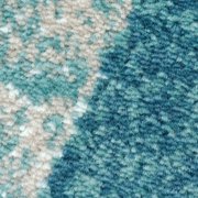Ladole Rugs Heather Modern Abstract Blue Teal Durable Indoor Area Rug ...