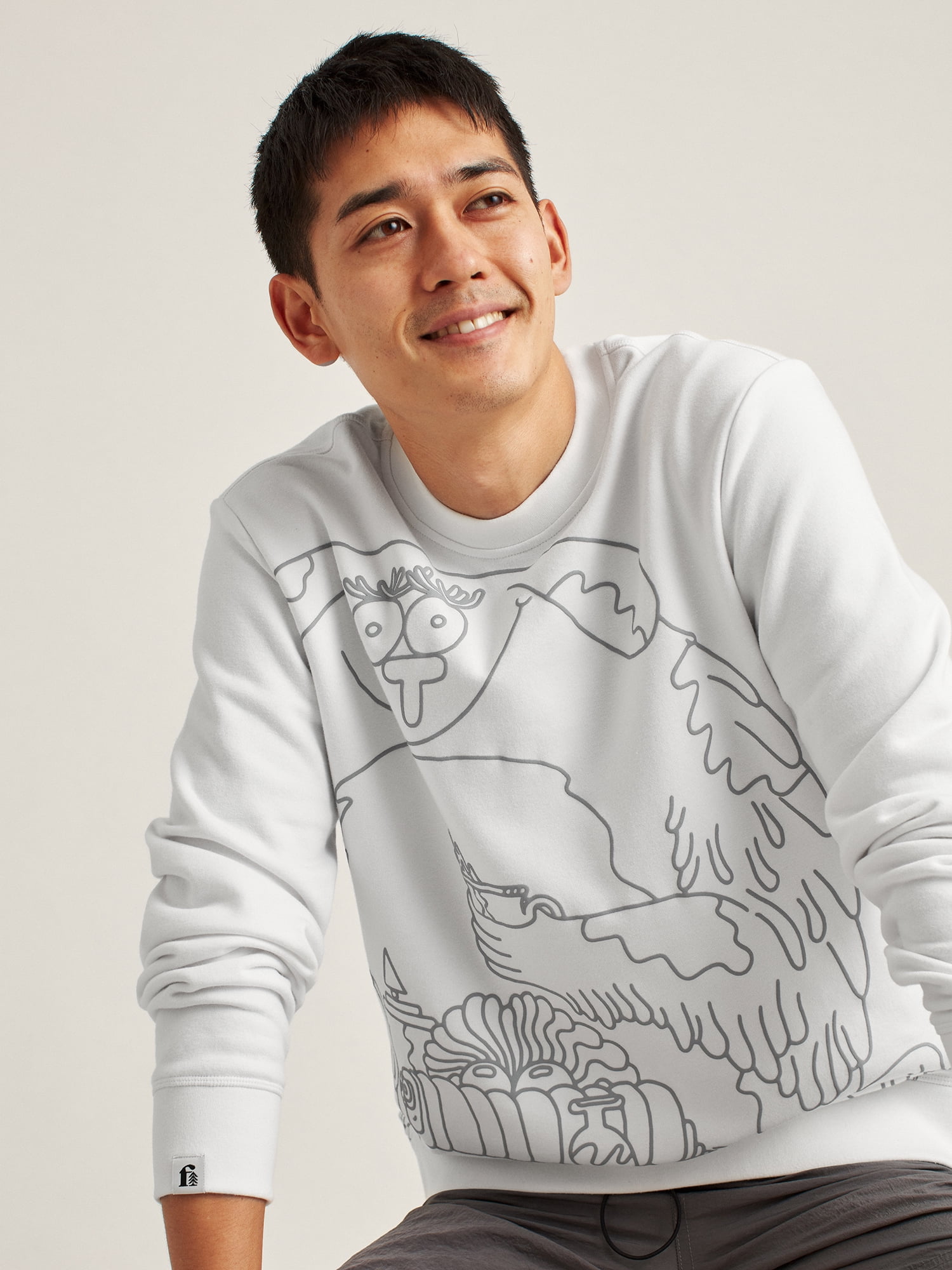 Bonobos Fielder Men's and Big Men's Graphic French Terry Crew Neck ...