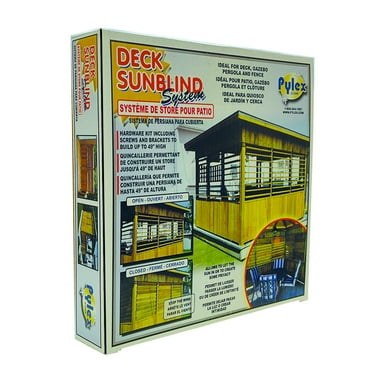 Deck Sunblind System, Black - Walmart.com