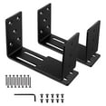 Menolana 2Pcs Door Barrier Bracket Door Barrier Security Bar Easy to ...