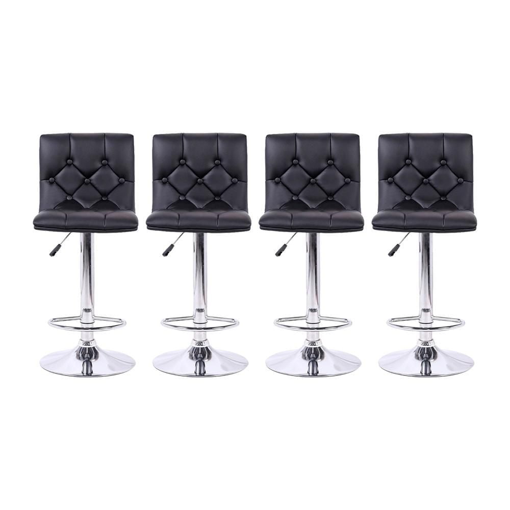 Click here for Heavenly Collection Black Leather Adjustable Stool... prices