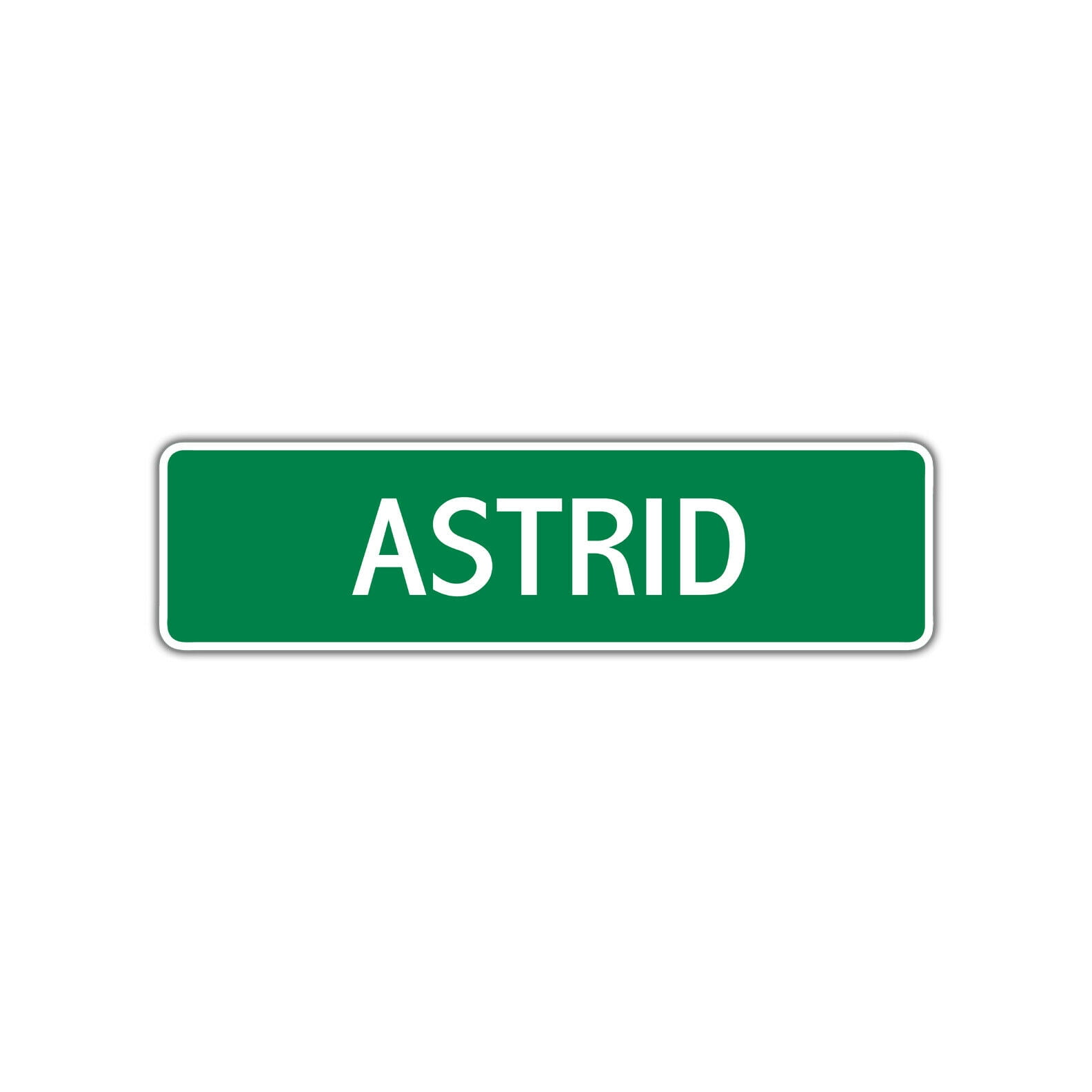 Astrid Girls Children Name Letter Printed Label Indoor Outdoor Unique ...