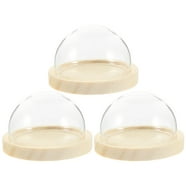 Large Acrylic Plastic Dome Display Case with Clear Base, 7-1/2-inch ...