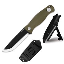 Kizer Polaris Fixed Blade Knife 1095 Blade G10 Handle Camping with ...