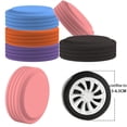 8Pcs/Set Portable Travel Silicone Anti-slip Reduce Wheel Wear Shock ...