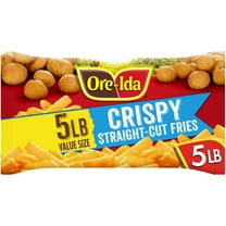 Great Value Crinkle Cut French Fried Potatoes, 80 oz Bag (Frozen ...