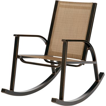 Rimax Casual White Resin Rocking Chair - Walmart.com