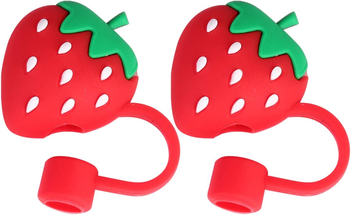 Straw Cover, 2PCS Cloud Straw Covers Straw Tip Cap Reusable Drinking ...