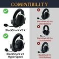 SOULWIT Cooling-Gel Ear Pads Cushions Replacement, for Razer Blackshark ...