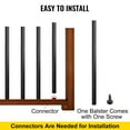 VEVORbrand Deck Balusters, 101 Pack Square Balusters Kits 32 inch ...