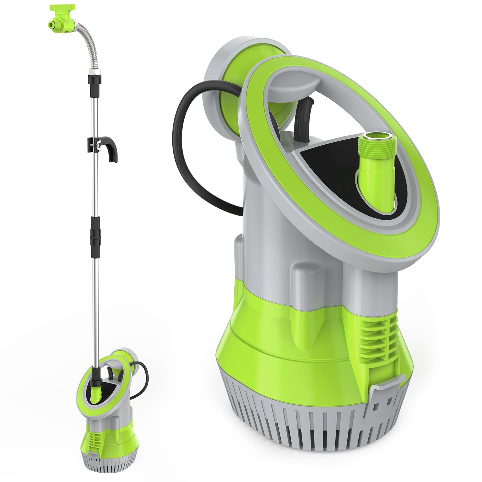 Fluentpower 1/2HP Submersible Water Butt Pump, Rain Barrel Pump 1050 ...