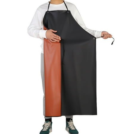 Thin Work Apron PVC Light Weight Waterproof Unisex Slaughterhouse Apron ...