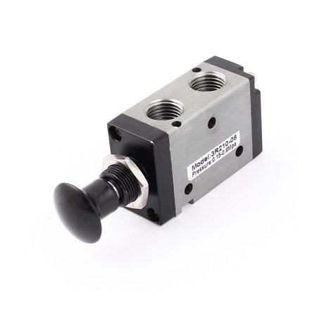 Air Control Pneumatic 3 Port 2 Positions Hand Pull Mechanical Valve ...