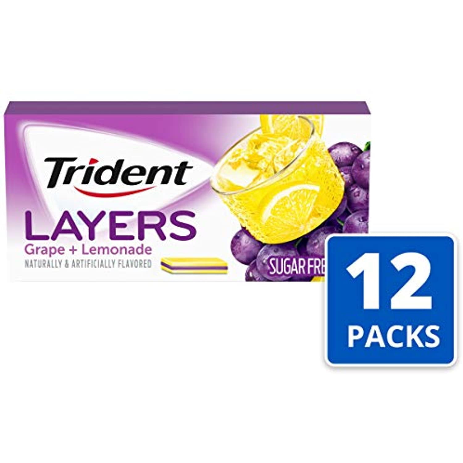 Trident Layers Grape Lemonade