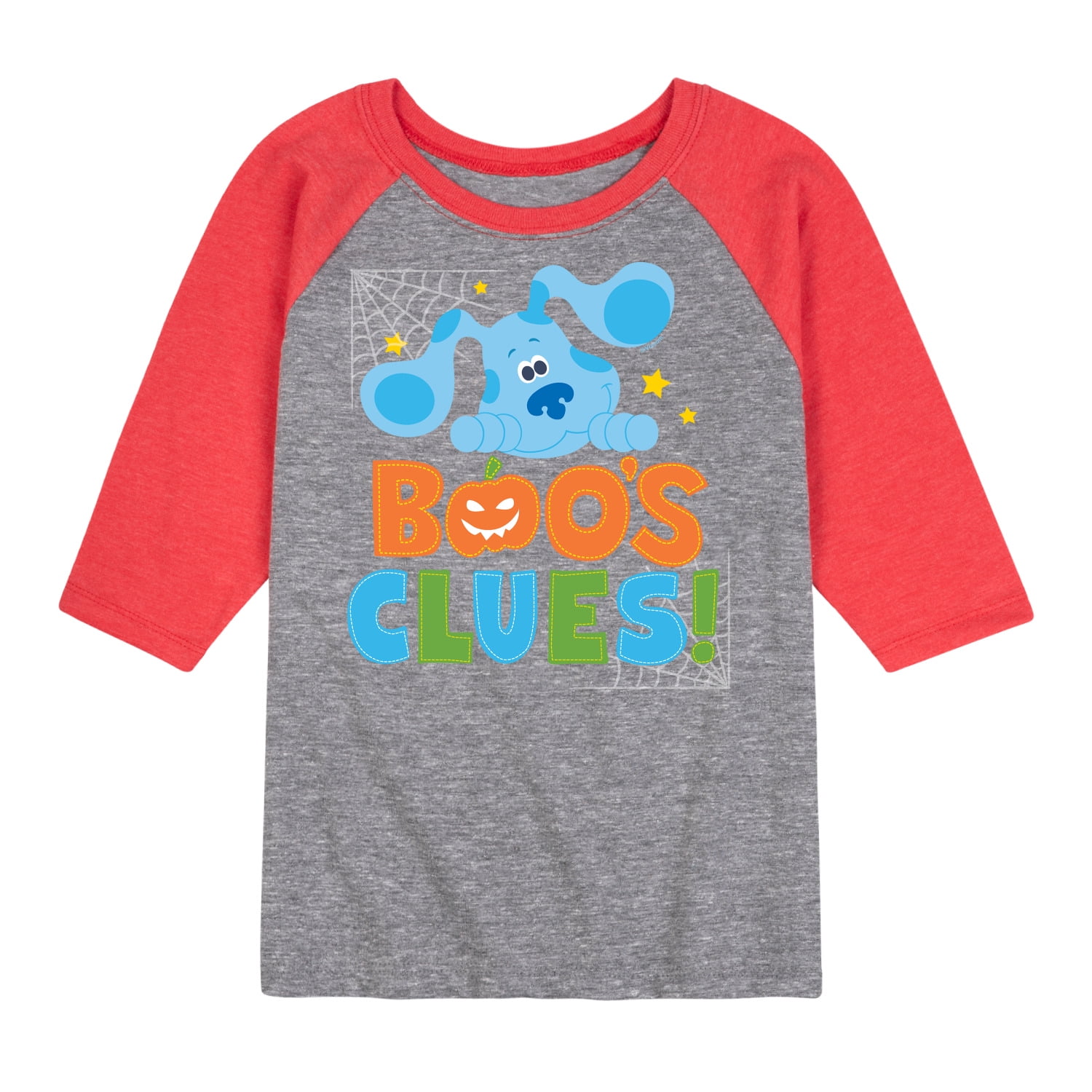 Blue's Clues - Boo's Clues - Toddler And Youth Raglan Graphic T-Shirt ...