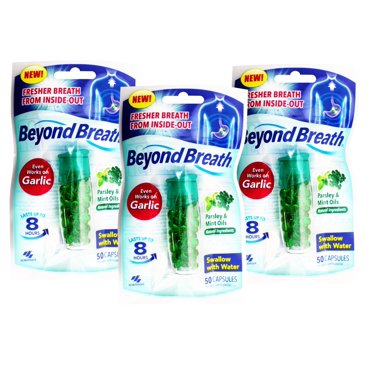 Beyond Breath Breath Freshening Capsules 50 Count Natural Deodorizer ...