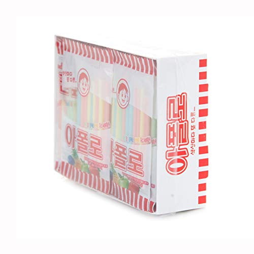 Buy Apollo Straw Korea Candy (10g x 18 packs) , Old School Childhood ...