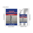 Concrete Crack Filler, Polyurethane High Elasticity Waterproof Sealant, Fast-Drying Driveway and ...