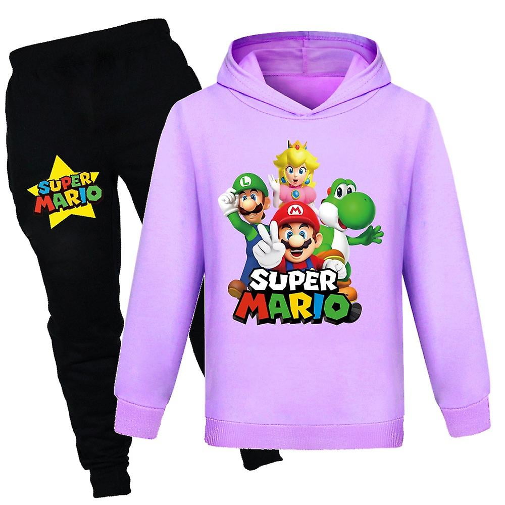 Click here for Wlbxh Super-Mario Bros Print Casual Tracksuit Set... prices