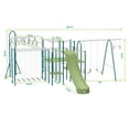 Modular Jungle Gym Set for Kids by ACTIVPLAY, Outdoor Playset, Swing ...