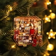 EDHITNR Mini Bookstore Themed Plastic Ornaments, Bookshop Hanging ...